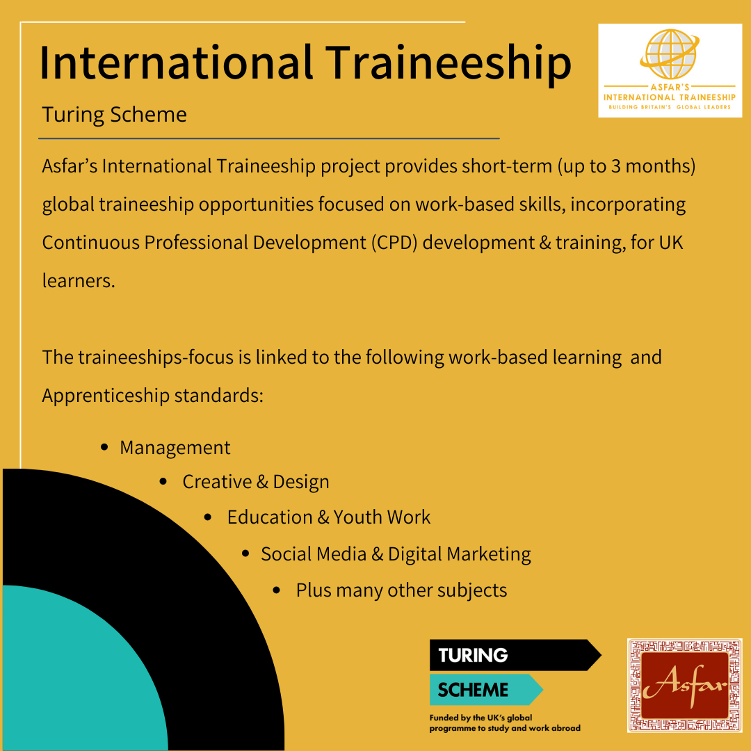 Asfar's launches its International Traineeship programme funded by the ...