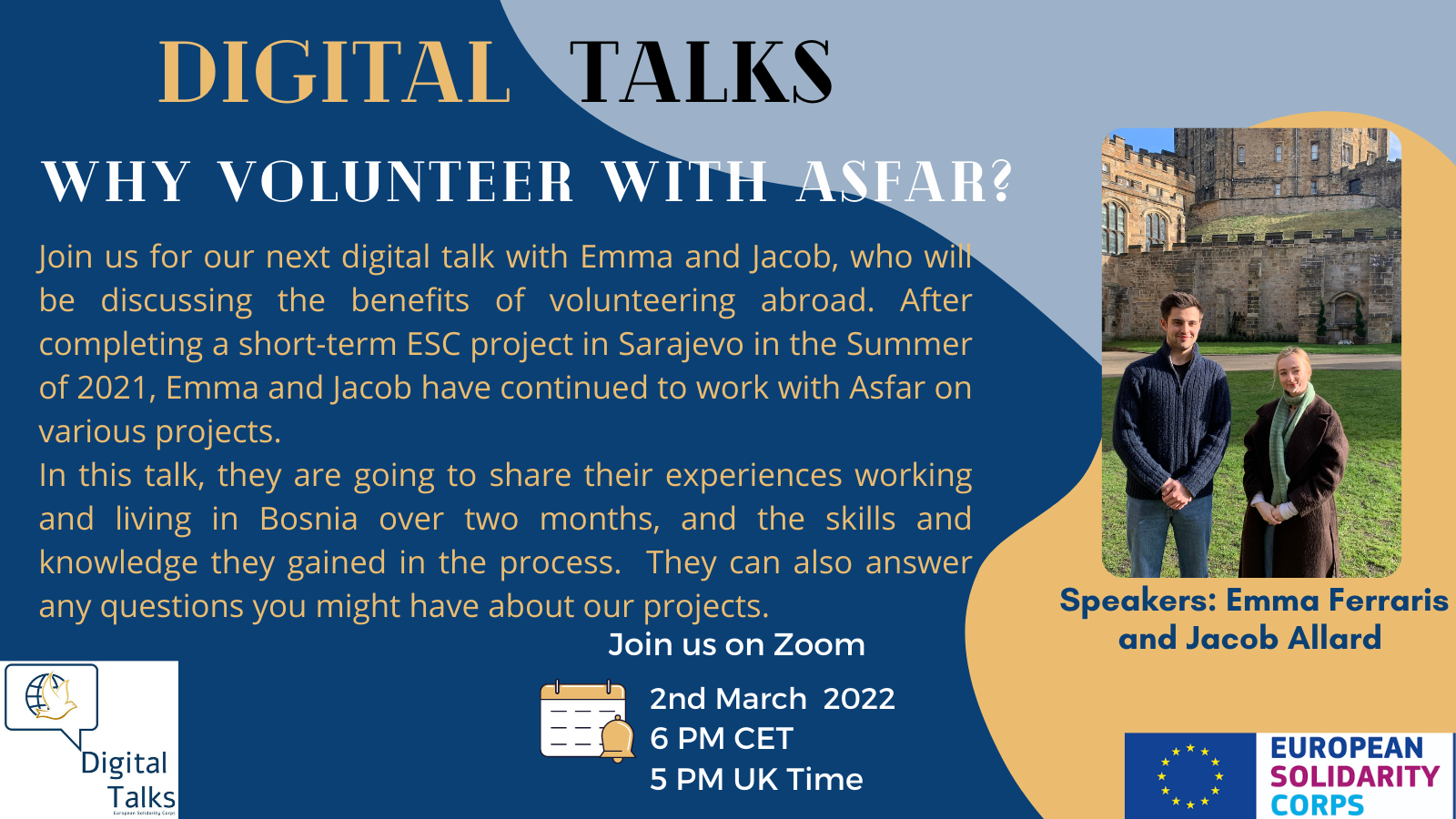 Digital Talks: Why volunteer with Asfar? - Asfar