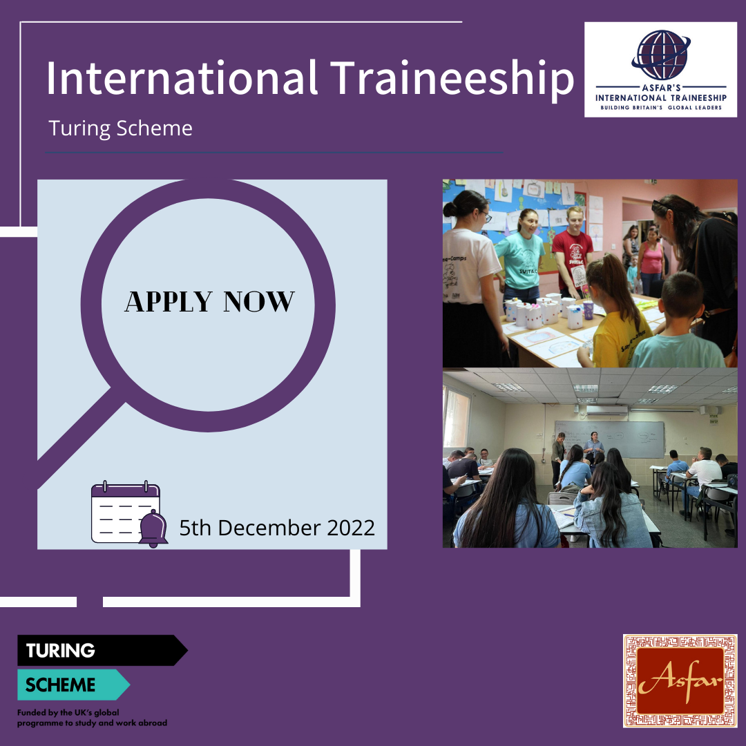 International Traineeship – apply now for the second round - Asfar