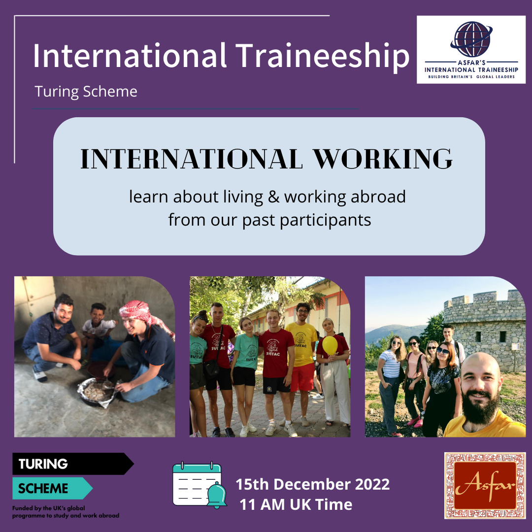 Online Event: International Working - Asfar
