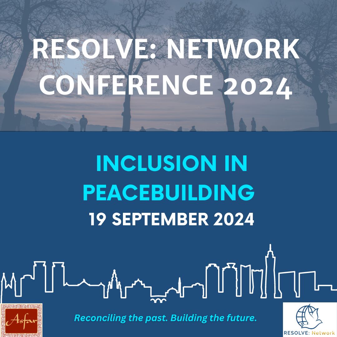 Inclusion in Peacebuilding Panel Announcement: RESOLVE Network ...