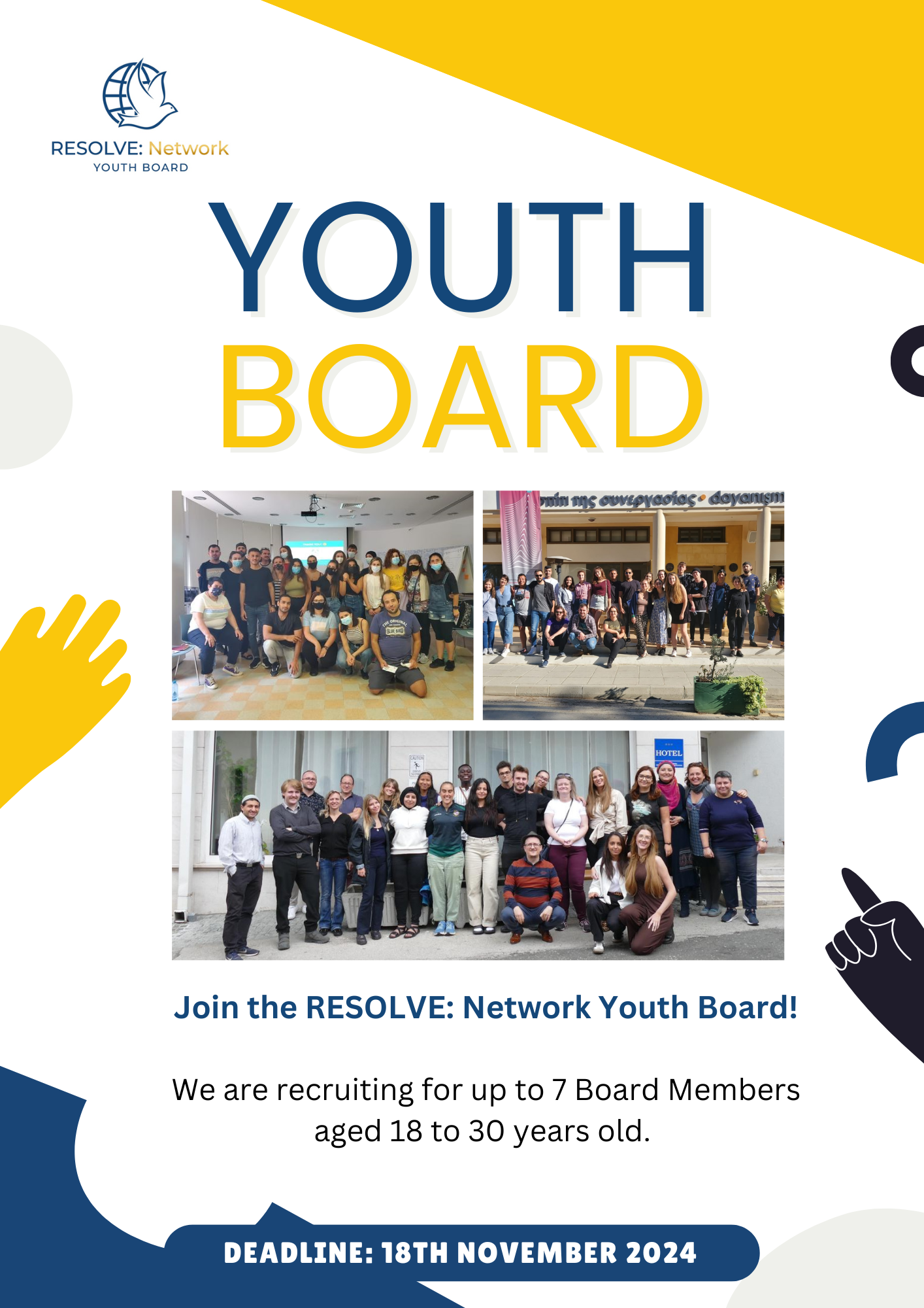 Join the RESOLVE: Network Youth Board! - Asfar